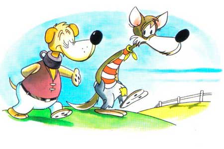 ÉTICA EN TRABAJO SOCIAL : FÁBULA: EL PERRO GORDO Y EL LOBO FLACO