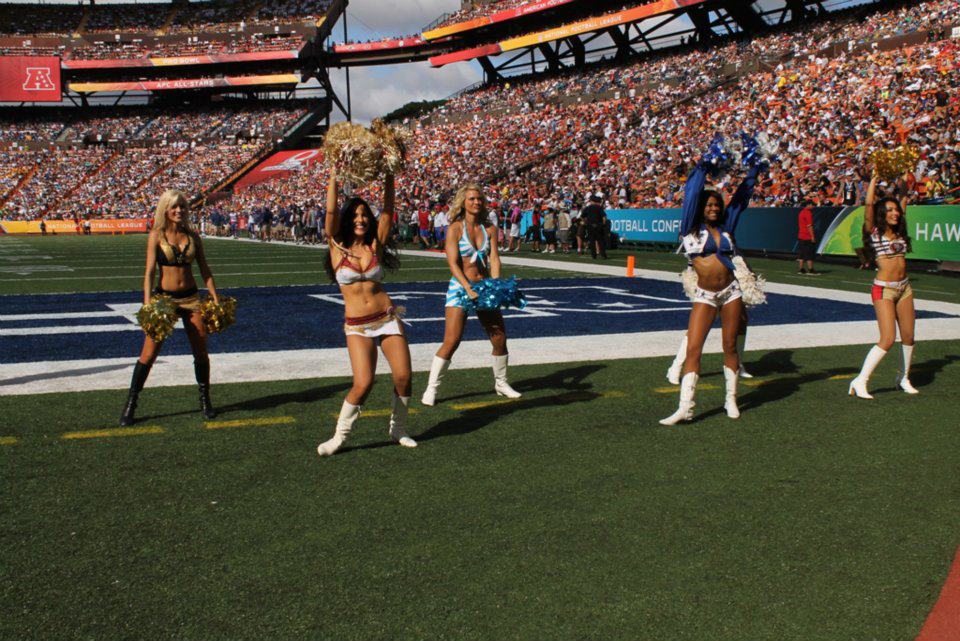 NFL and College Cheerleaders Photos: 2012 Pro Bowl Cheerleaders