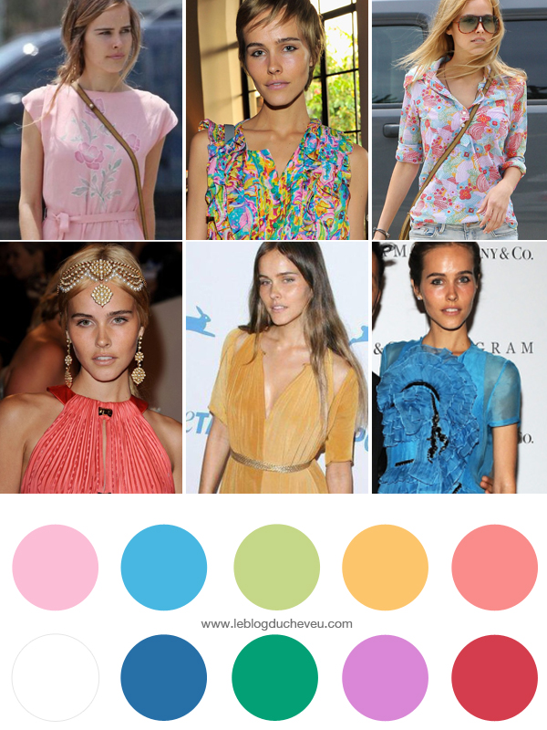 Le blog du cheveu: Colorimétrie : Bien choisir ses couleurs pour se ...