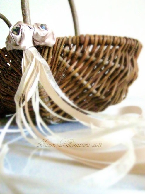 Fawn Kreations: Flower Girl Baskets