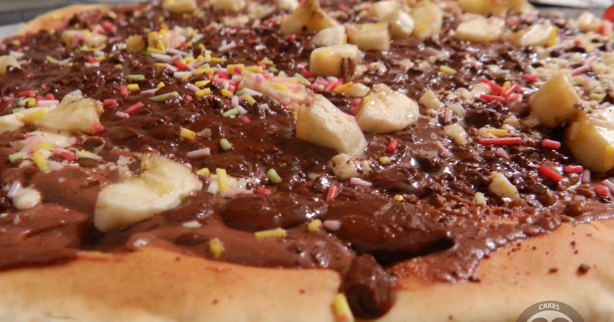 Pizza de chocolate.