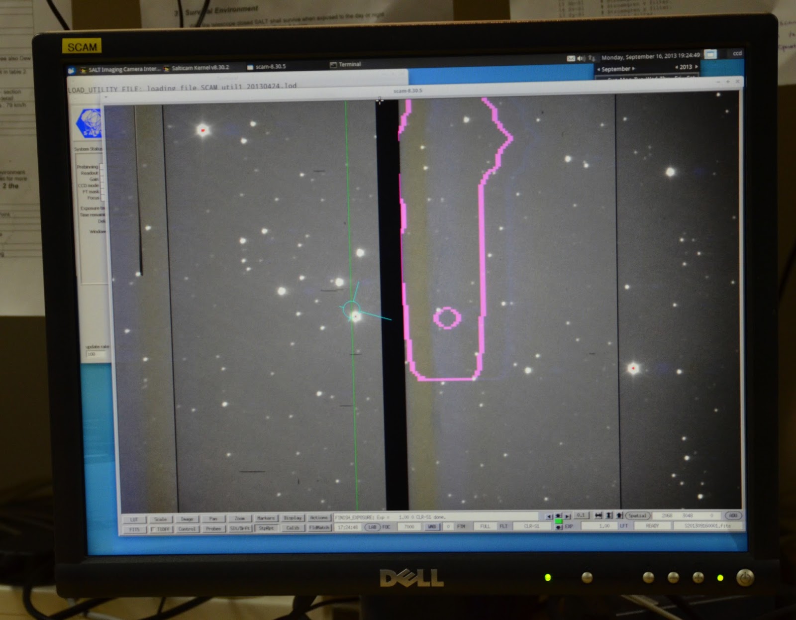 SALT Astronomy: First HRS-in-Sutherland frames & the FIF & guider on-sky!