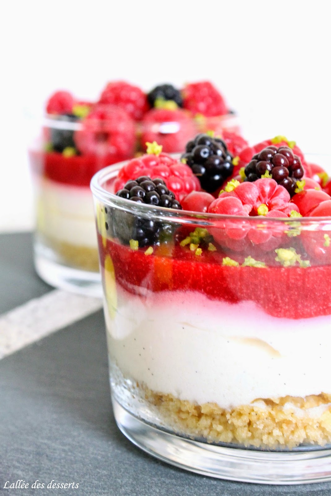 L'allée des desserts: Cheesecake aux fruits rouges