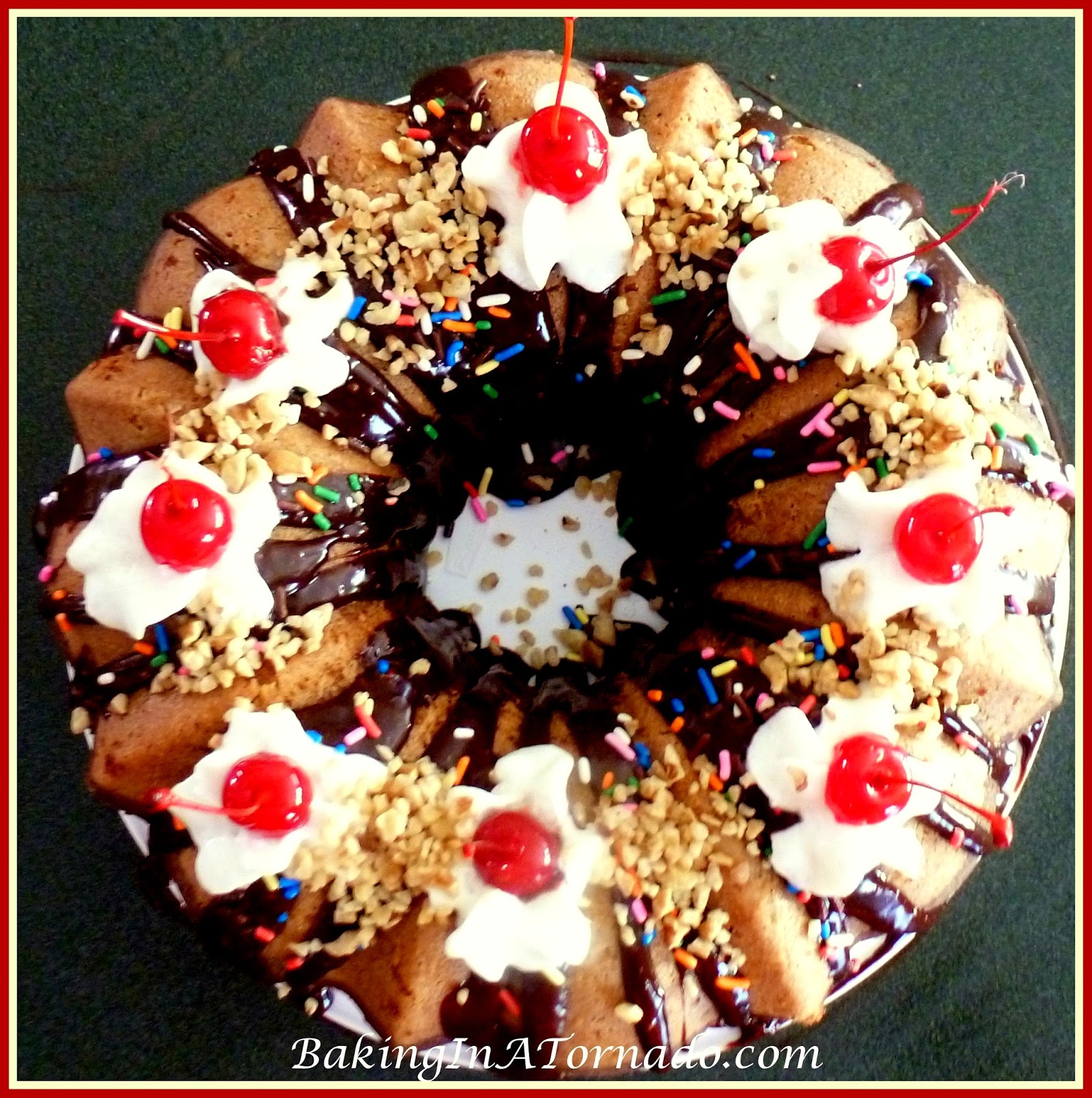 Baking in a Tornado: Blog With Friends: Summer Sundae Cake