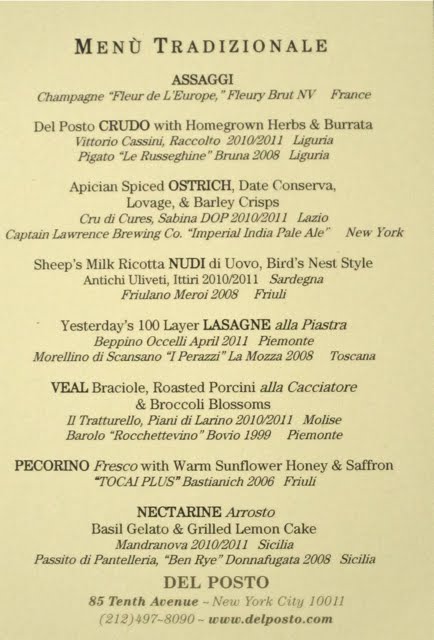 bobbyjayonfood: New York - Great Dinners at Del Posto and Gramercy Tavern