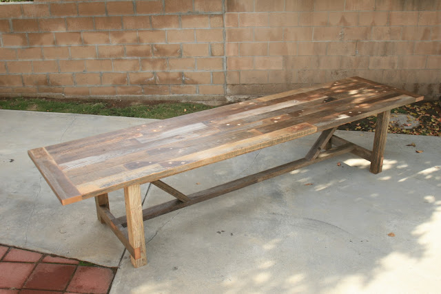Arbor Exchange | Reclaimed Wood Furniture: 12 Foot Outdoor Trestle ...