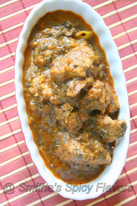 Gongura Mutton / Sorrel leaves with Lamb or Goat ~ Smitha's Spicy ...