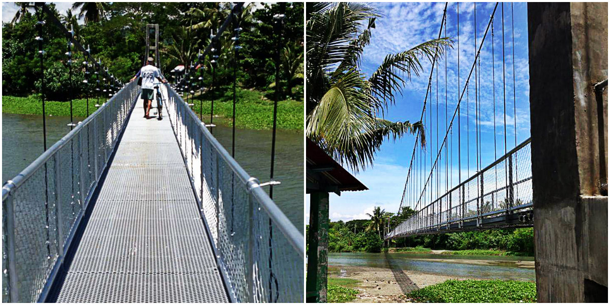 Albay 3rd District: LOOK: One of Bicol’s longest hanging bridges completed