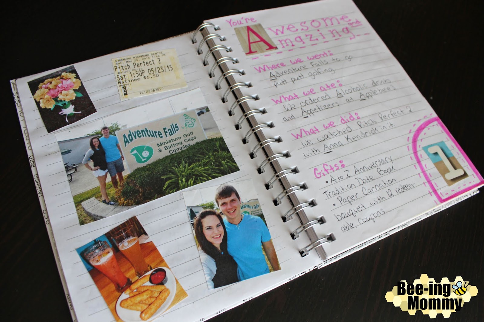 A to Z Wedding Anniversary Date Book