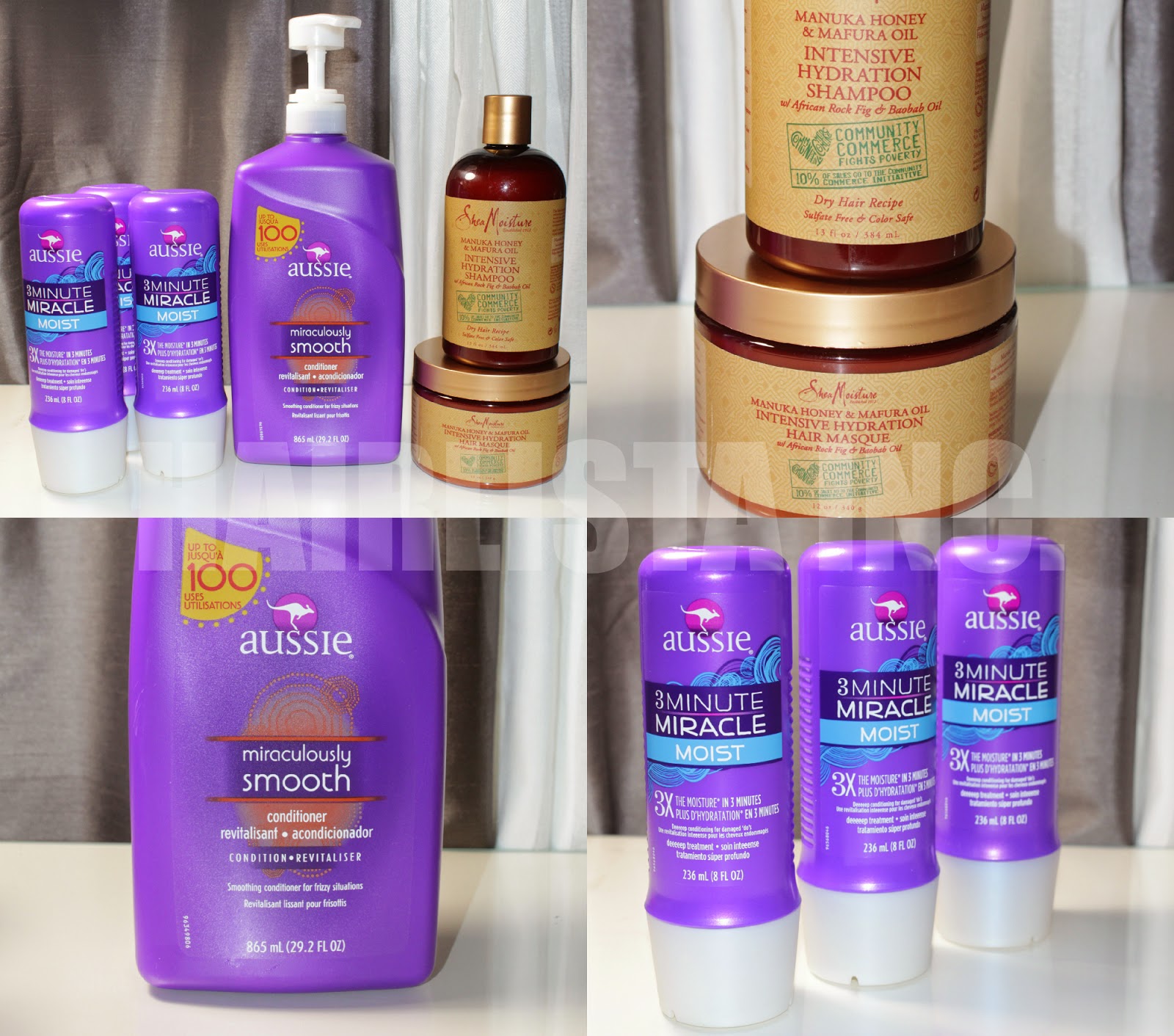 Product Haul: Aussie Moist + Aussie 3 Minute + Shea Moisture Manuka ...