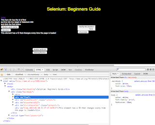 TESTHEAD: PRACTICUM: Selenium 2 Testing Tools Beginner's Guide: Locators