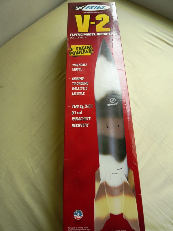 Pillbox Hobbies, Crafts n Curios: Estes V2 Rocket Model