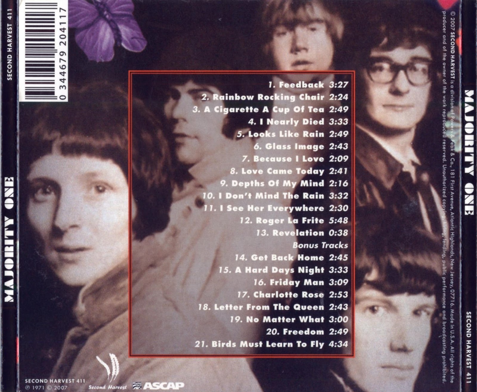 Music Of My Soul: Majority One-1971-Majority One(Second Harvest 411 ...