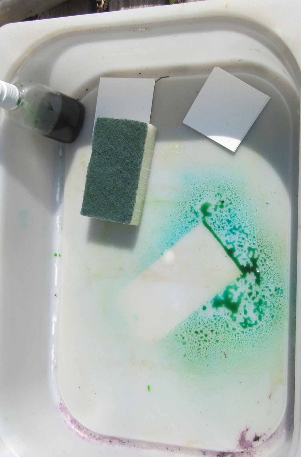 Oak House Studio: How to do my favourite technique with spray inks