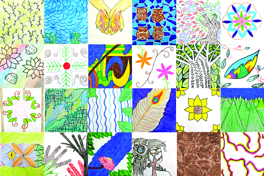 Miss Ambar´s Art Class: Patchwork quilt