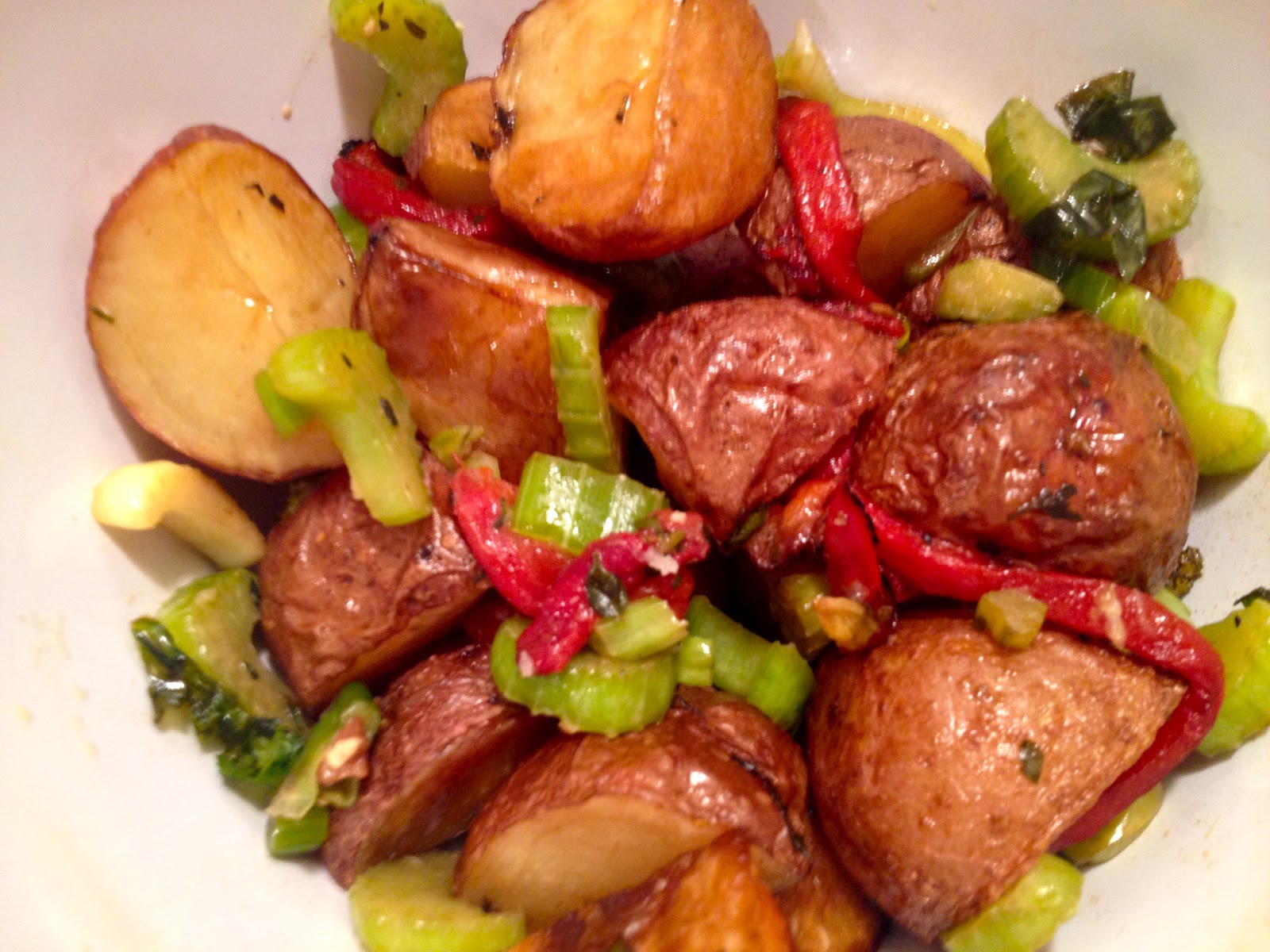 Gluten Free Boston Girl: Roasted Red Bliss Potato Salad with Balsamic ...