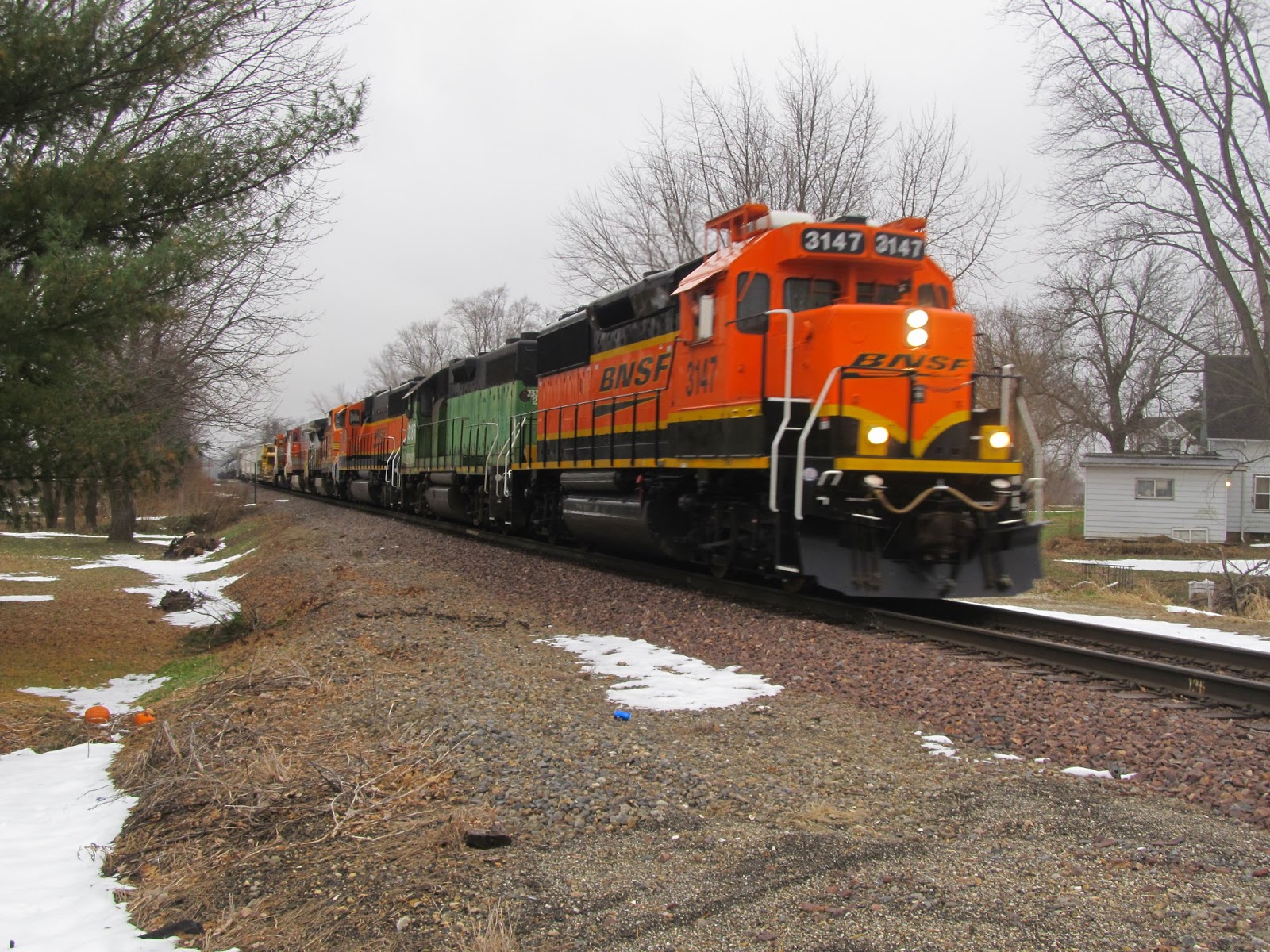 BNSF local chase (Peoria -Galesburg)