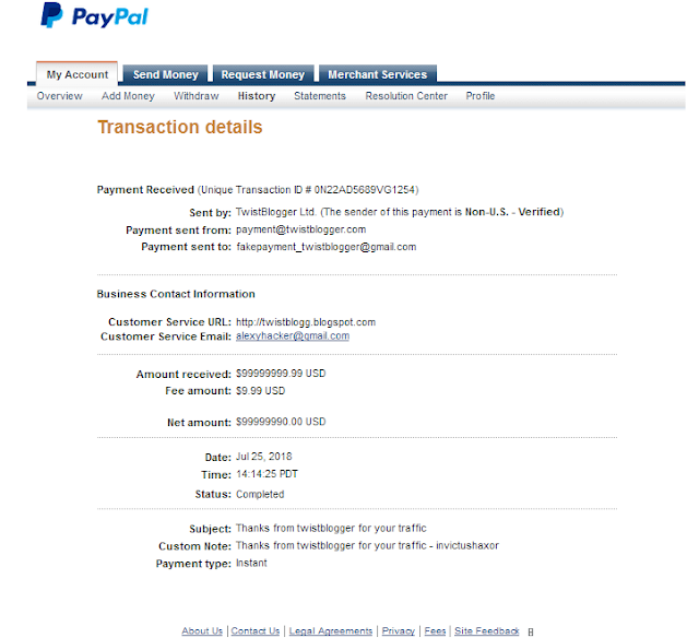 How To Generate Fake Paypal Payment Proof or Screenshot? - TwistBlogg