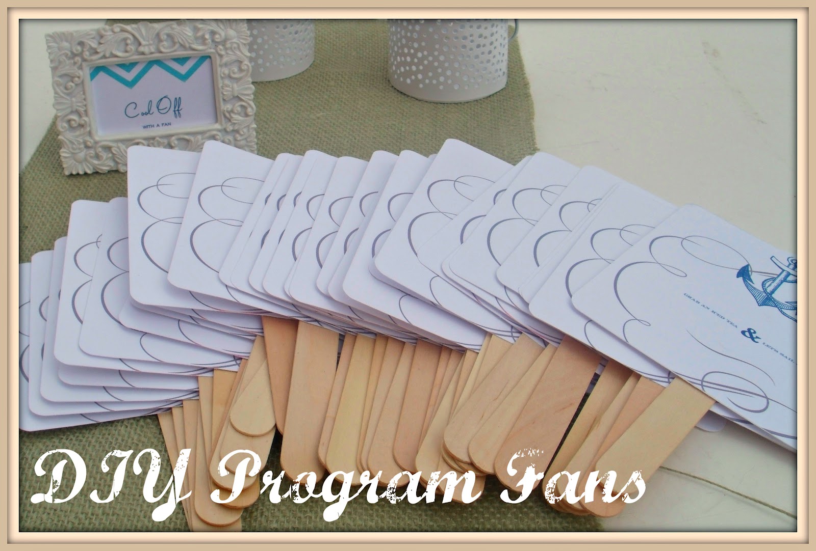 A Stylish Affair by Jessie: DIY Program Fans