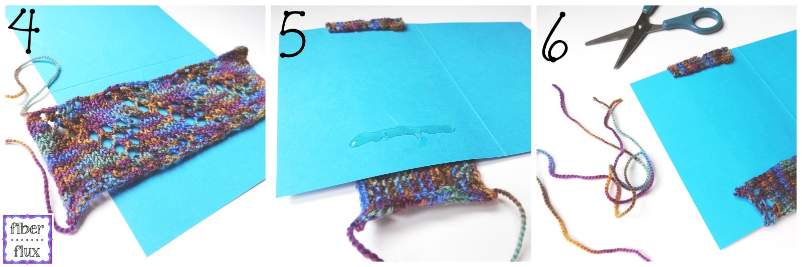 Fiber Flux: How To Make Yarn Swatch Notecards!