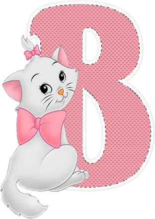 Alfabeto Decorativo: Alfabeto - Gatinha Marie 12 - PNG - Letras ...