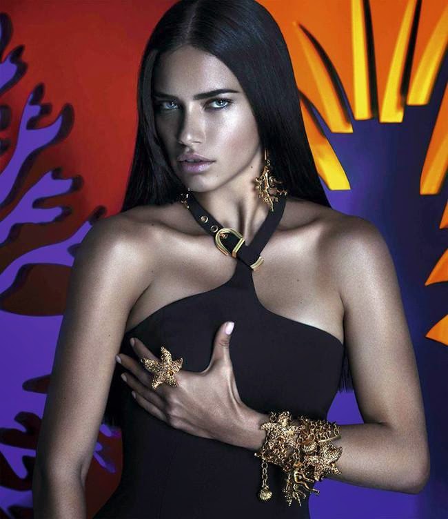 La Campagna Versace Per Riachuelo Con La Top Model Adriana Lima