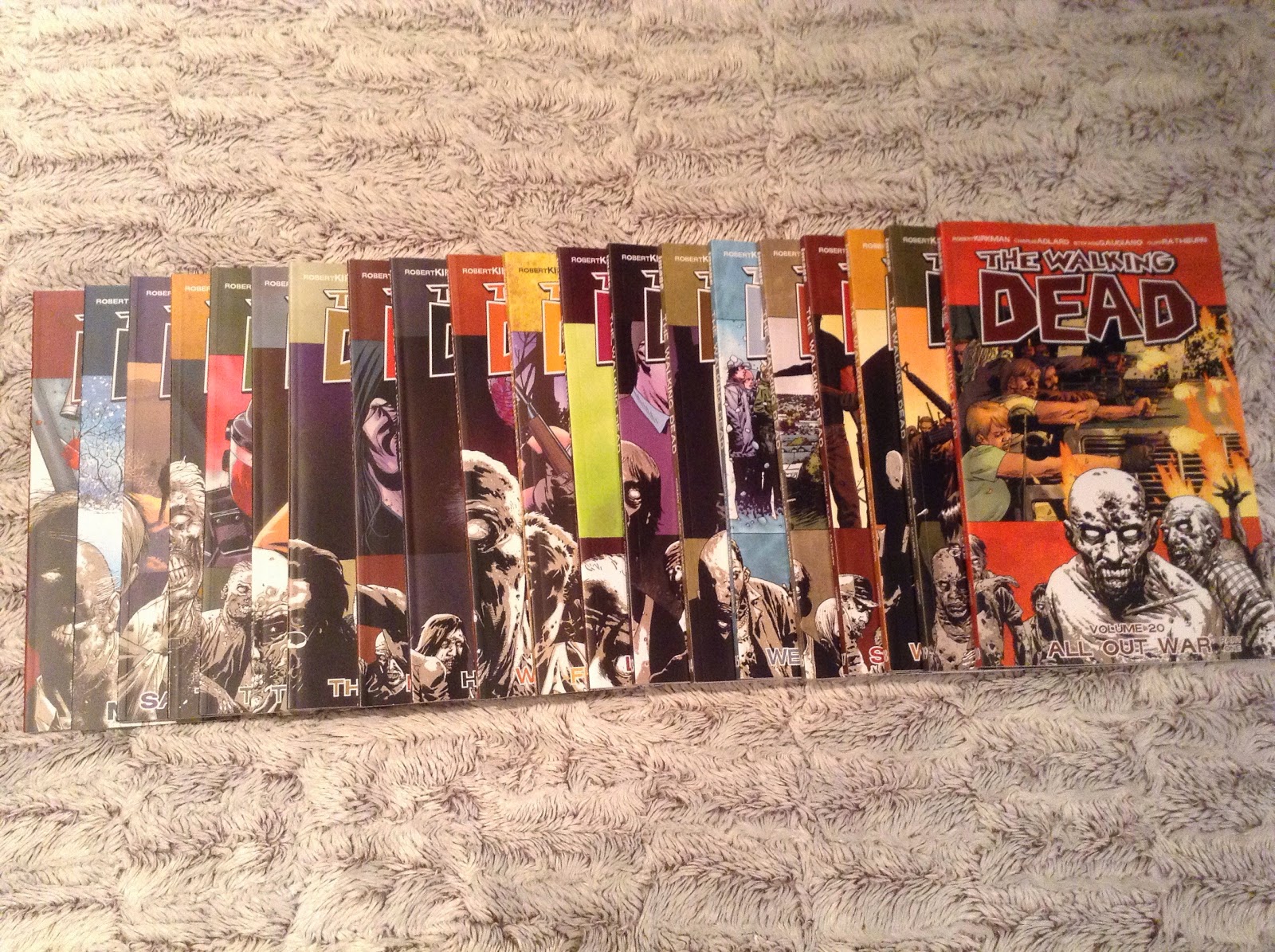 All Things Zombie: The Walking Dead Graphic Novels #1 - #20