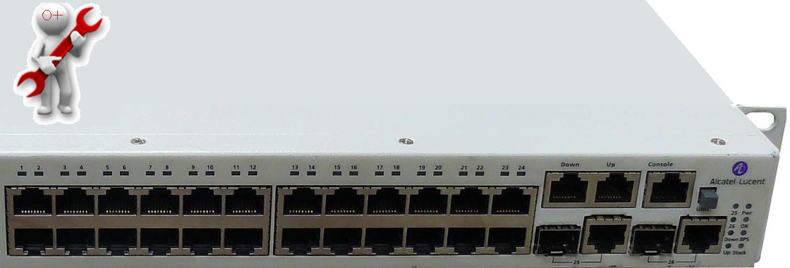 El Foso Del Sarlacc: Configurar interfaces ethernet en switch Alcatel