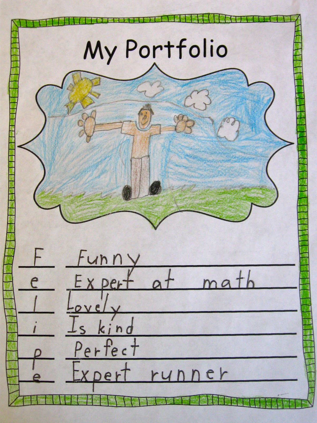The Groovy Teacher: First Grade Portfolios