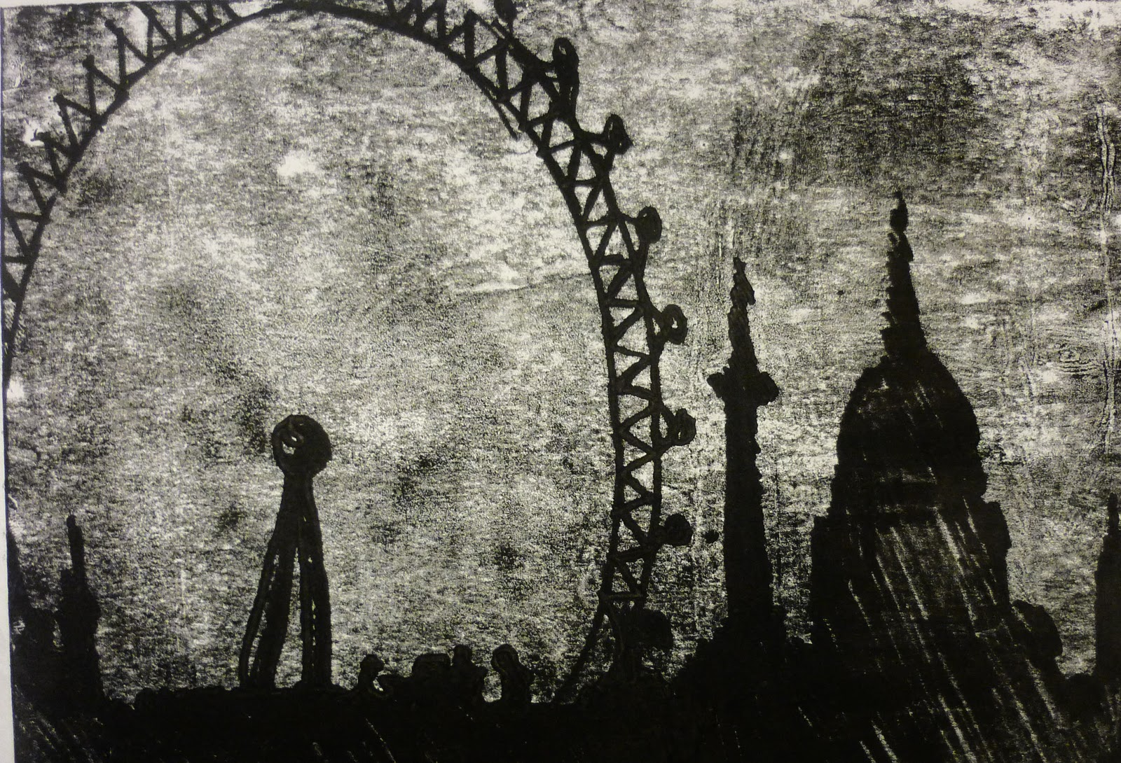 Katherine White: monoprinting london