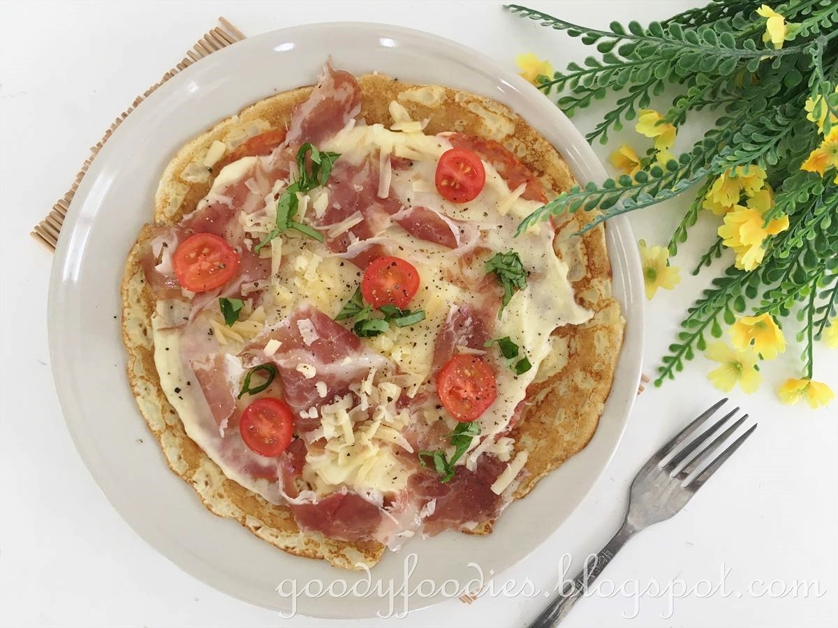 GoodyFoodies: Recipe: Savoury Crepes with Cold Cuts and Cheese