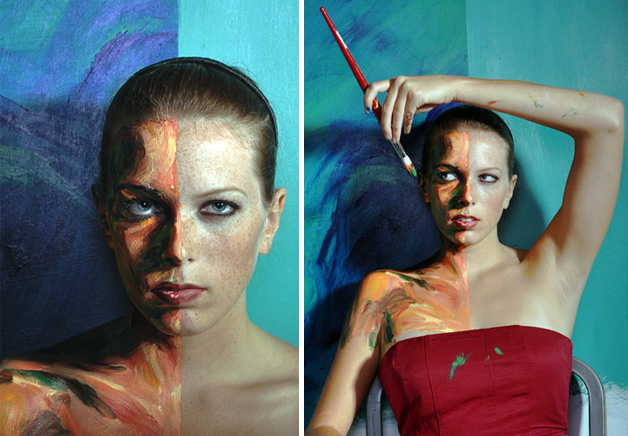 Simply Creative: Hyper-Realistic Acrylic Body Painting by Alexa Meade