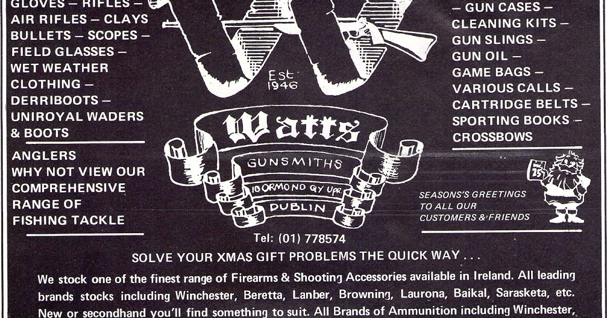 New Website: Watts Gunsmiths. Dublin.