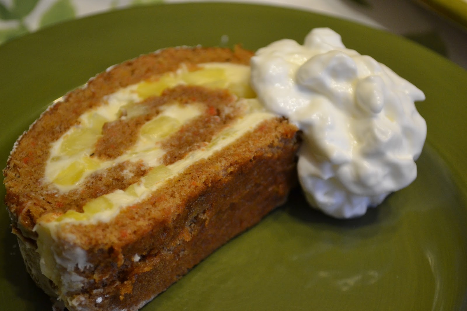 A Taste of Alaska: Carrot Cake Roulade with Pineapple Cream Cheese