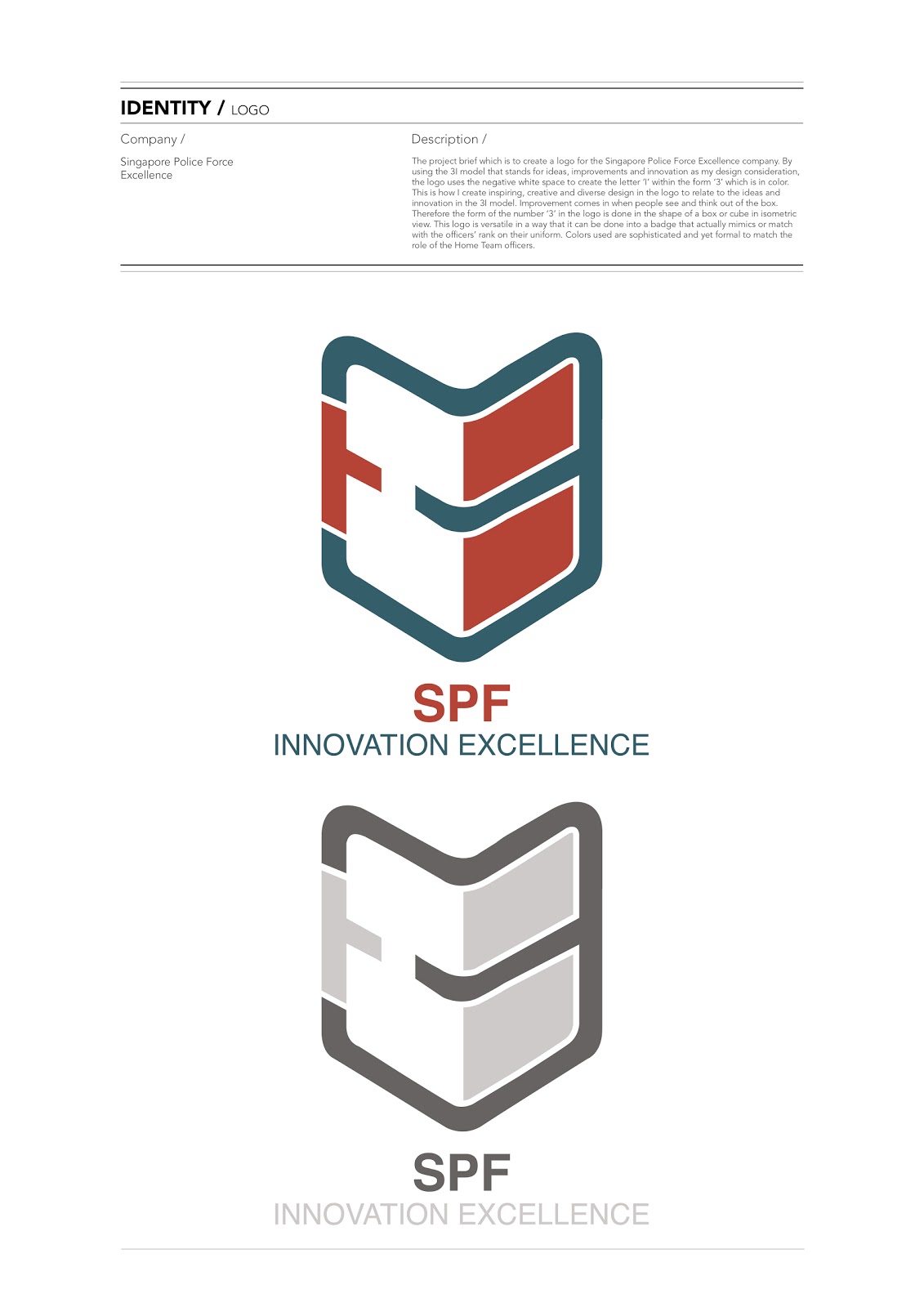 MINIMARISUTO//MINIMALIST DESIGN: Logo Design For Singapore Police Force