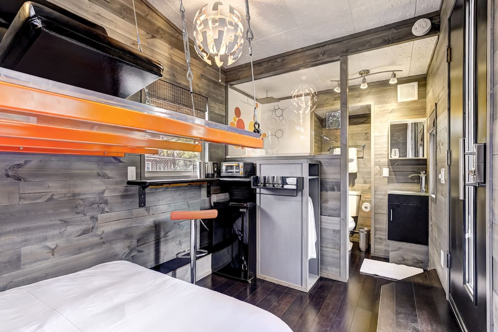 TINY HOUSE TOWN: The Modern at the Tiny Digs Hotel