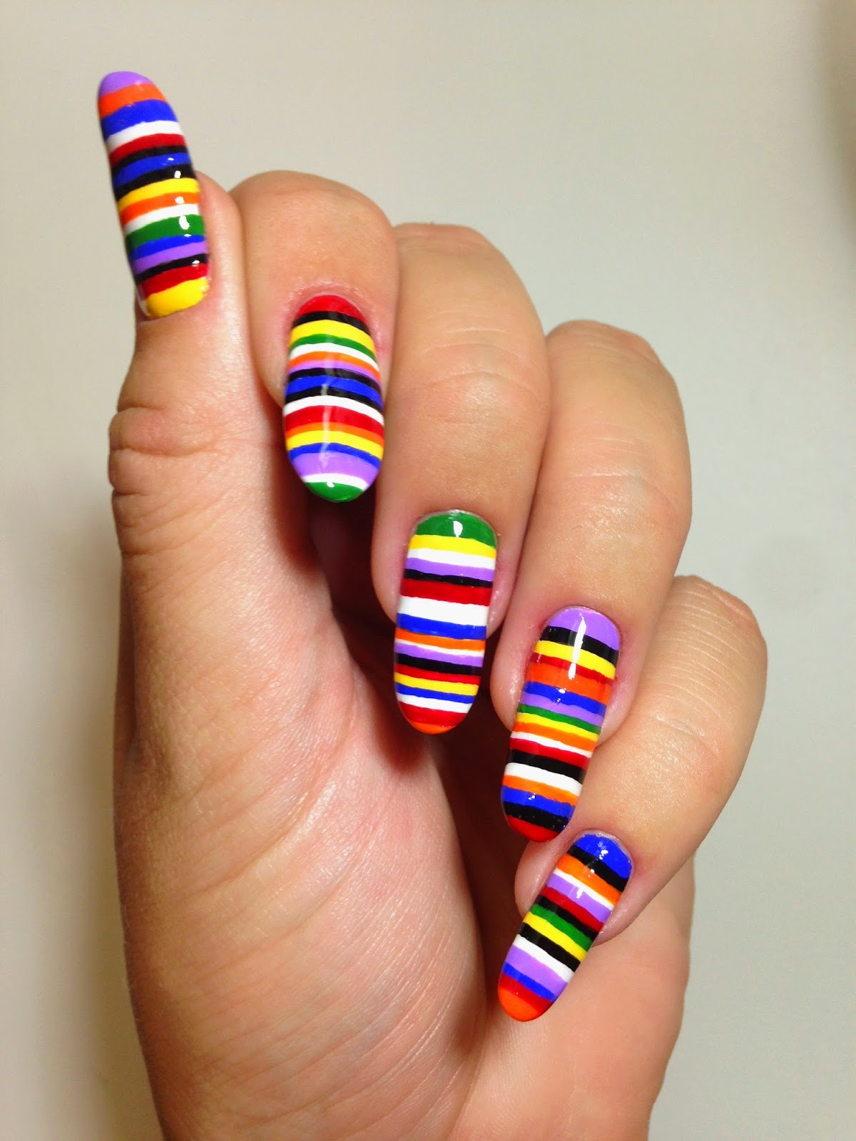 stripes on stripes on stripes | varnish vixen