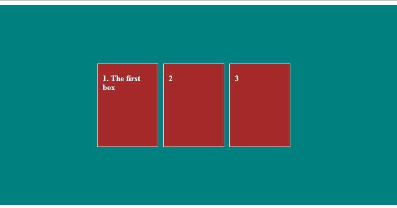 CSS Flexbox Layout