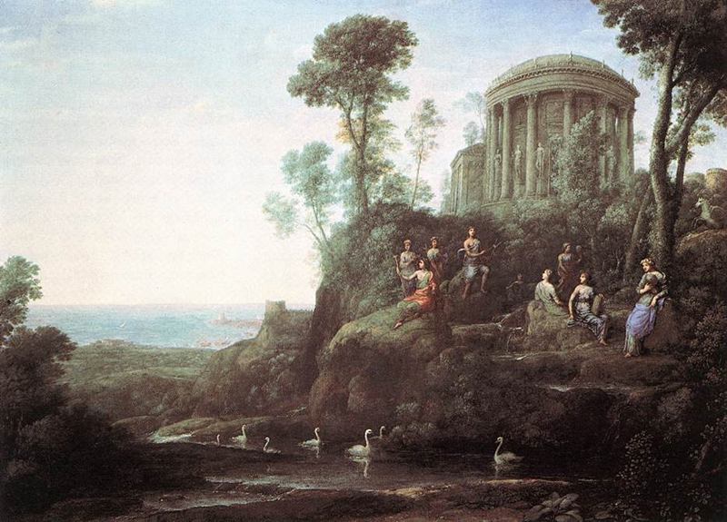 Claude Lorrain (Claudio de Lorena), obras, pinturas, cuadros
