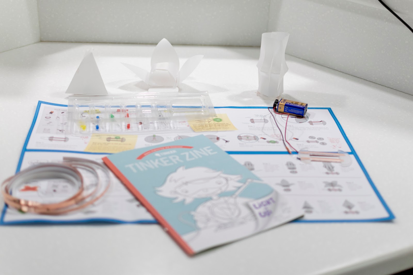 Kids STEM Project - Paper Lantern Circuts with KiwiCo! - Daphnie Pearl