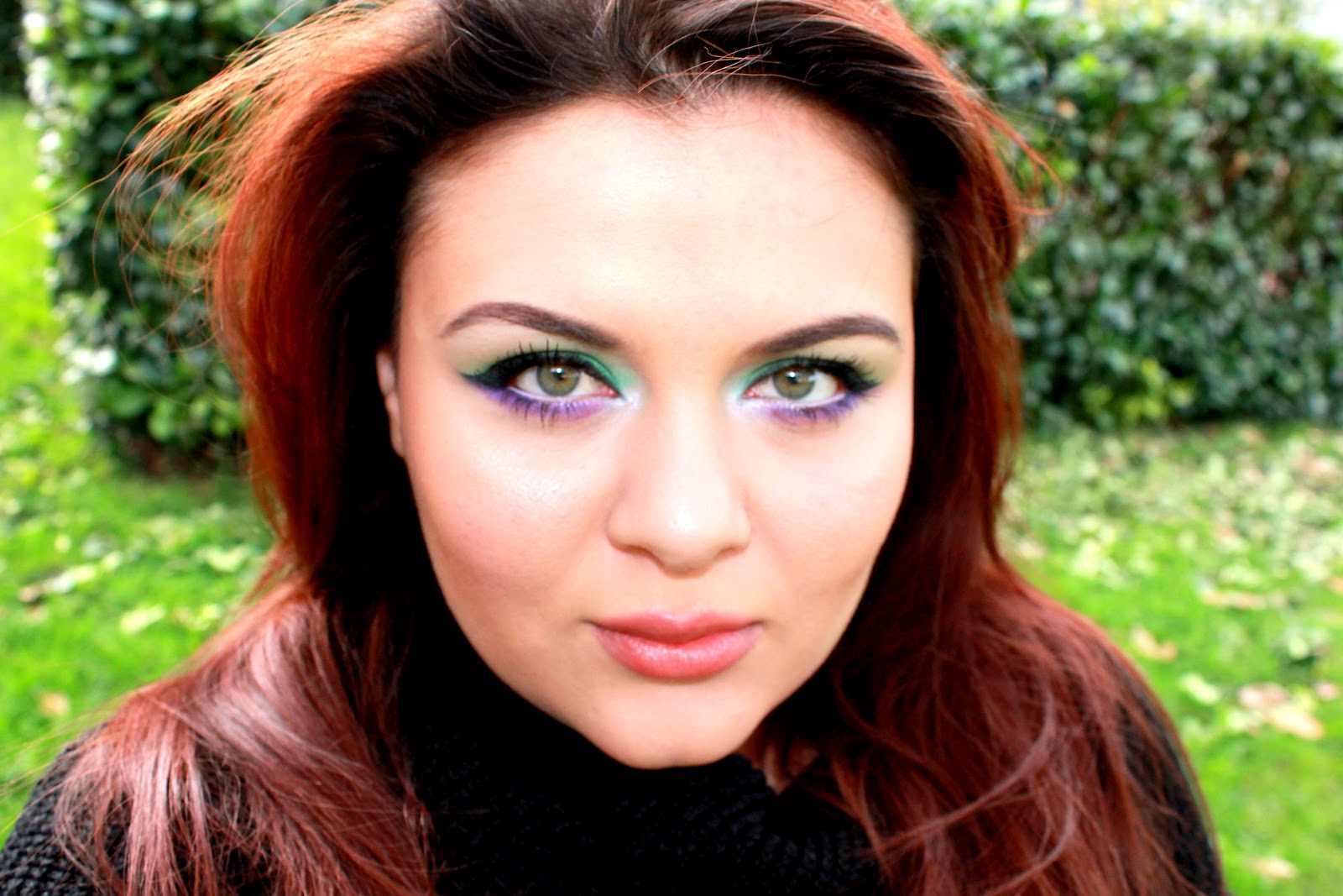 Lady Dyvine: It's Springtime! Machiaj verde & mov