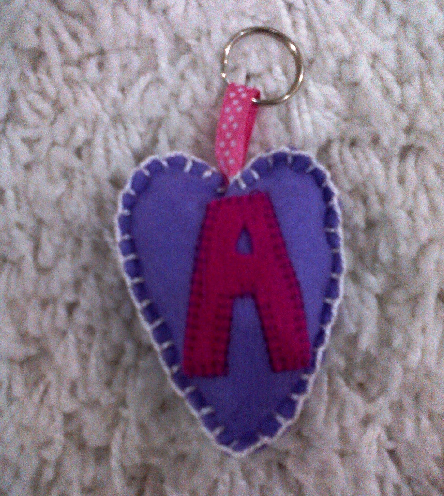 Handmade With Love by Ain: Cute Felt Keychain...