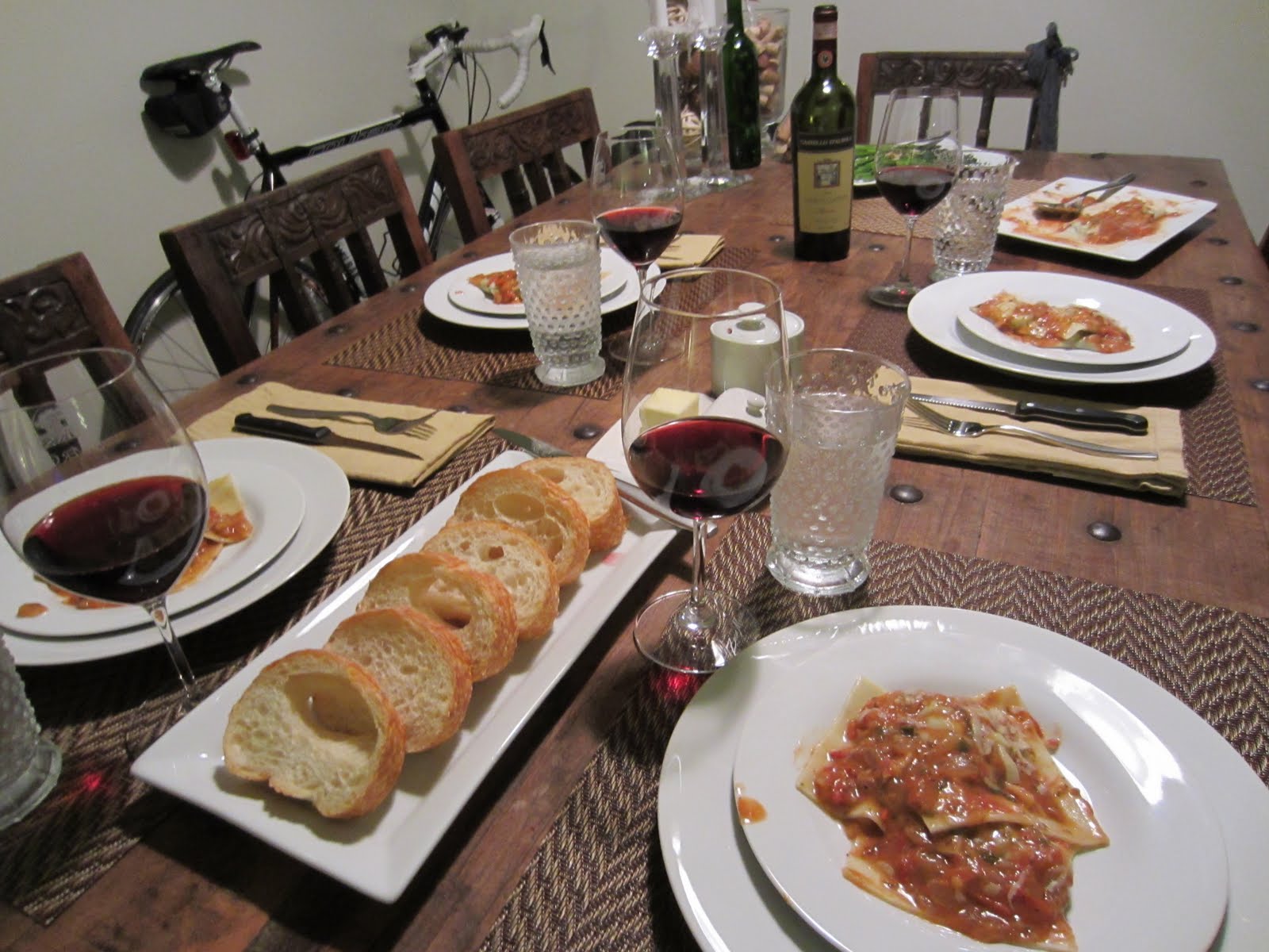 Bourbon and Bleu: an italian dinner party