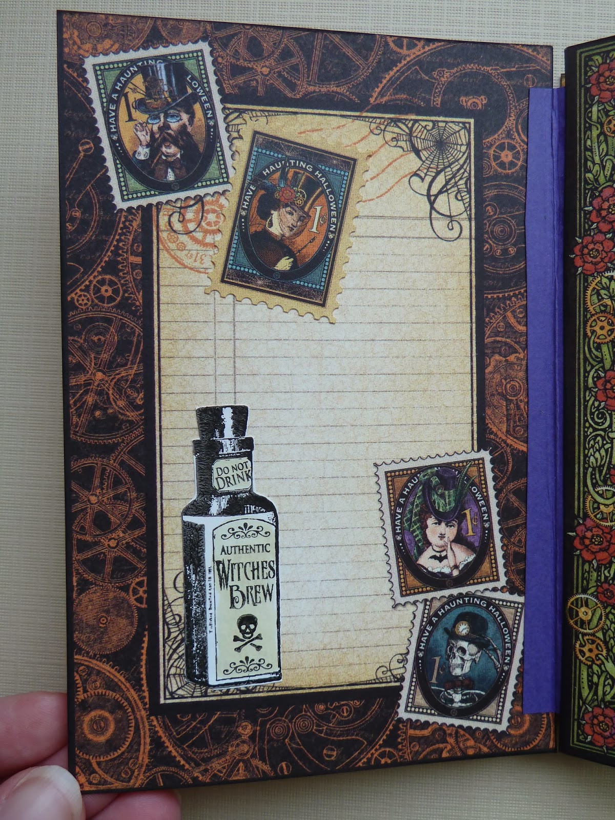 The Fruit Pixie: Graphic 45 small spell book