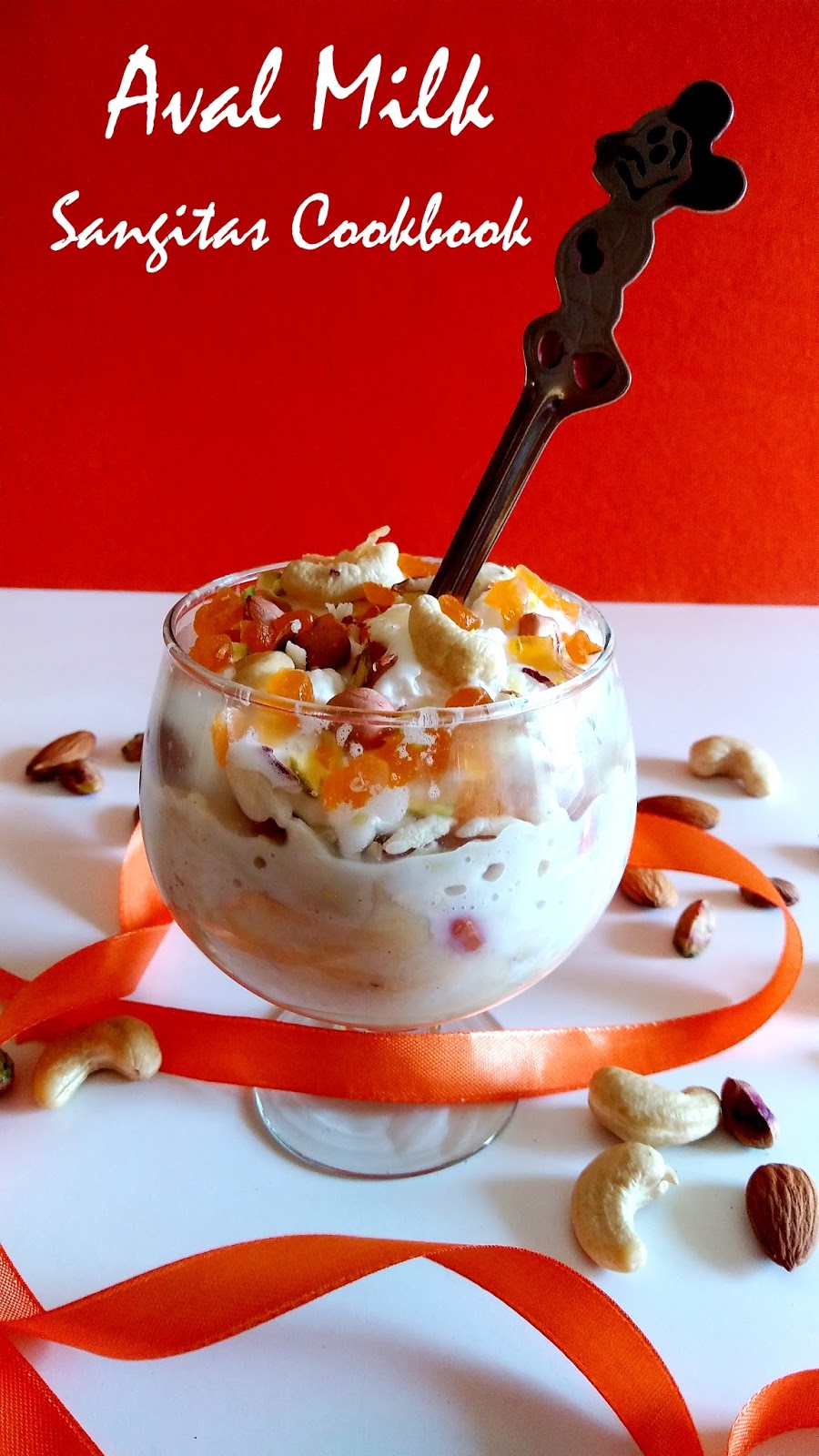 Sangita's Cookbook: Kerala Special Dessert - Aval Milk Recipe