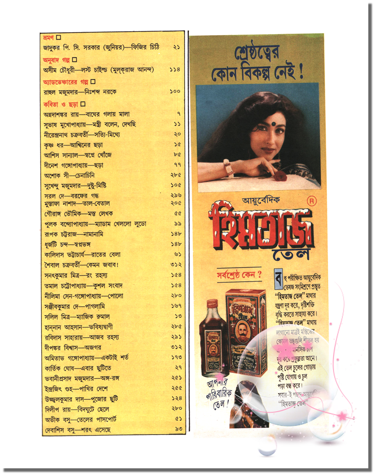 ধুলোখেলা - A Bengali Magazine Archive: Suktara Pujabarshiki - 1403 or 1996