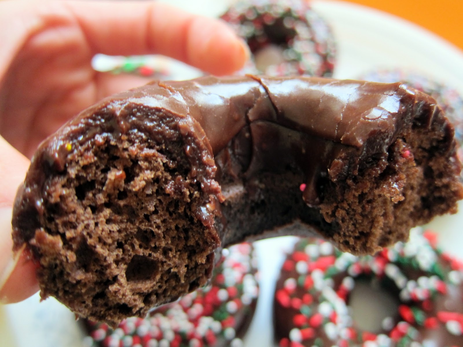 Doah's Hungry: Double Chocolate Baked Doughnuts