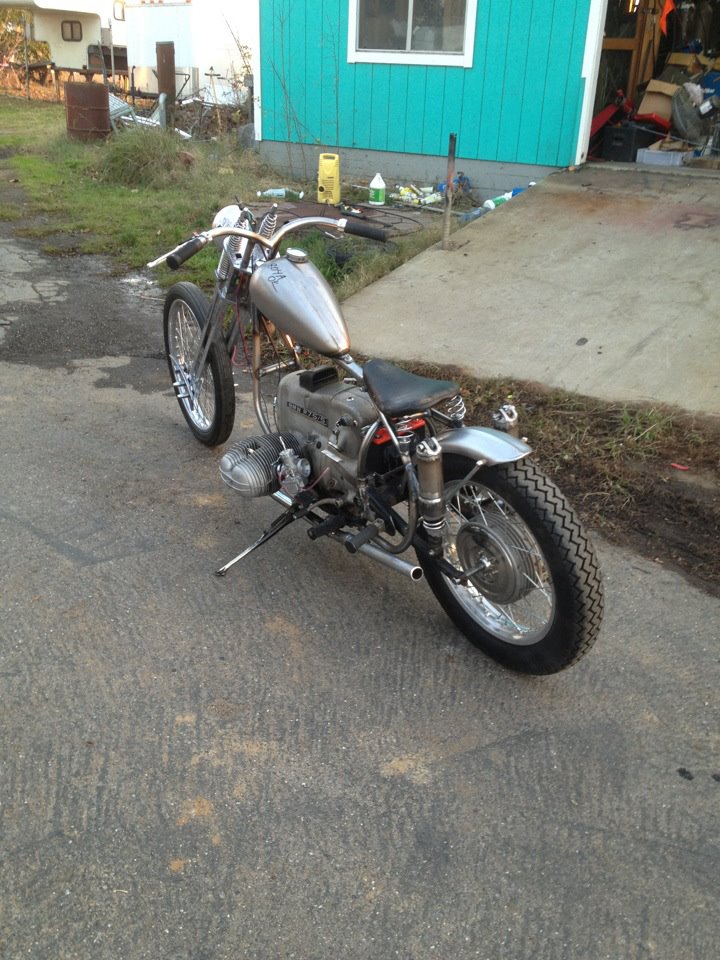 Old-STF Cycle: Gregg Underwood's BMW chopper