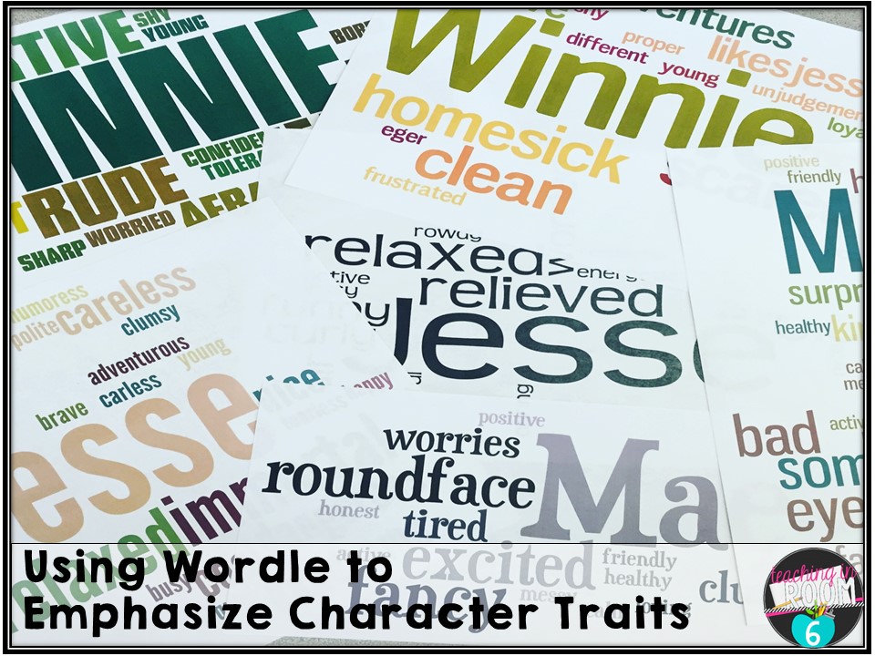 Character Trait Essays and Wordle | Teaching in Room 6