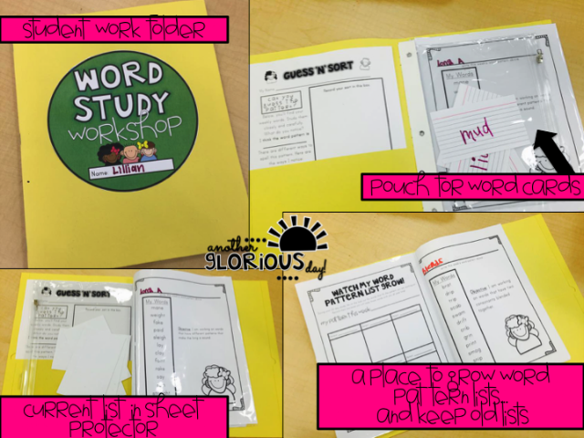 Another Glorious Day : Word Study...WORKSHOP!